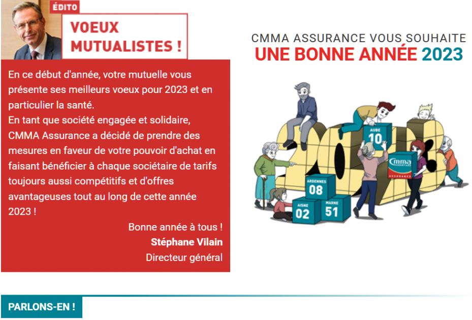 CMMA Actu N°58 - Janvier 2023 - Actualités - CMMA Assurance