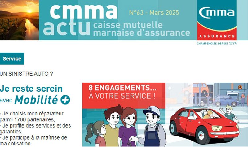 CMMA Actu N°63 - mars 2025 - Actualités - CMMA Assurance